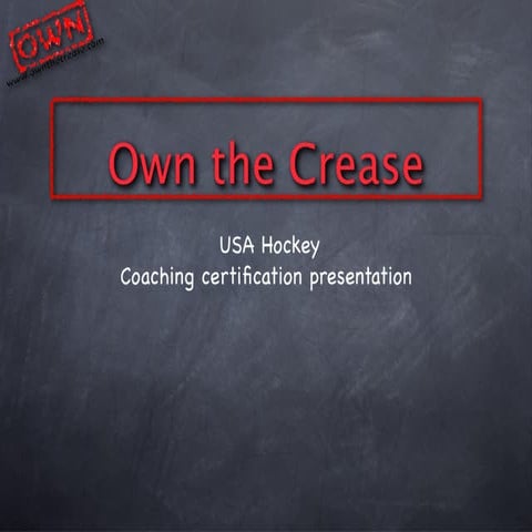 Own the crease compressed | PPT