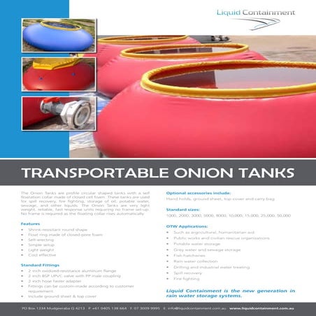 Onion tanks | PDF