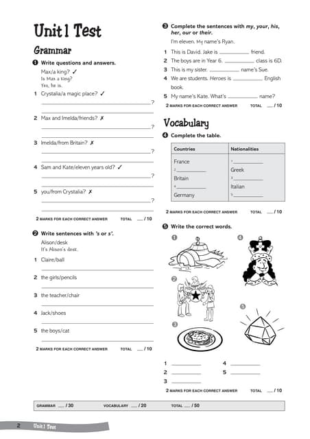 Oxford heroes-test-book-2 | PDF