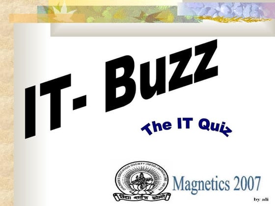 computer Quiz image puzzle(IT QUIZ) | PPTX