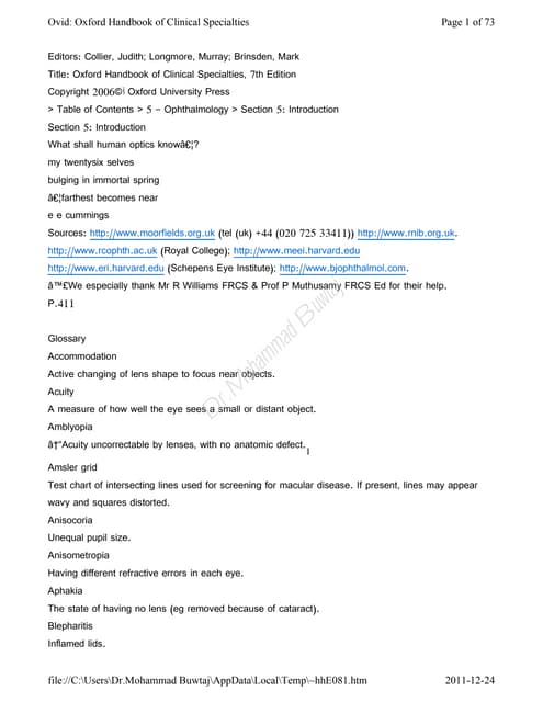 Visual acuity, visual acuity types and factors | PPTX | Eye and Vision ...