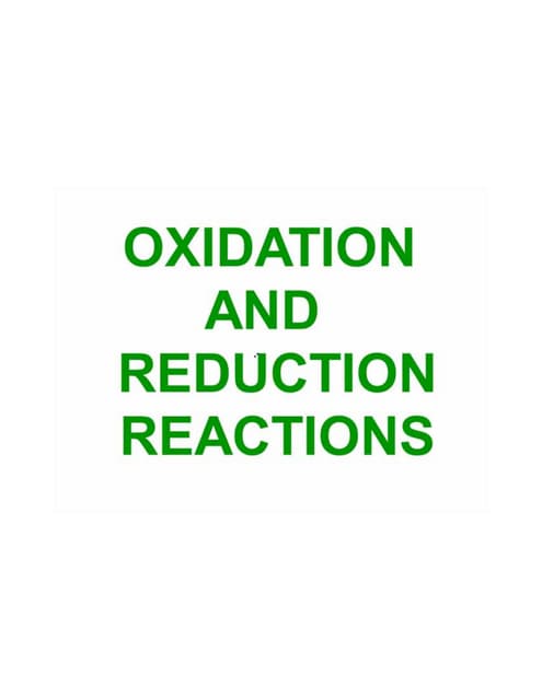 Tang 02 balancing redox reactions 2 | PPT