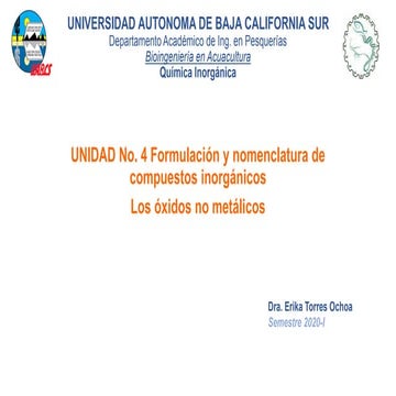 Oxidos no metalicos | PDF