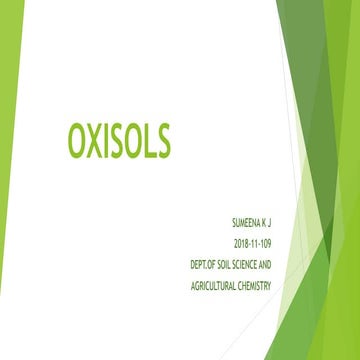 Oxisols | PPTX