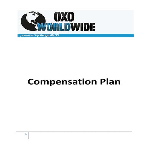 OXO Worldwide Compensation Plan | PDF