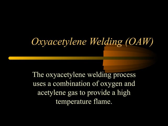 Ar oxygen-acetylene use and safety | PDF