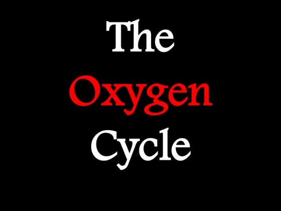 Carbon-Oxygen Cycle | PPT | Chemistry | Science