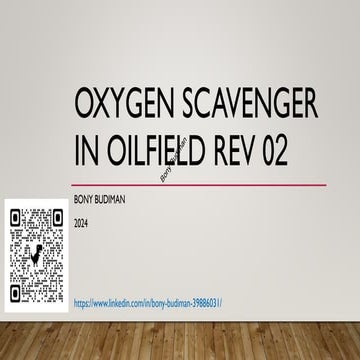 Oxygen Scavenger for boiler usage in dearator | PDF