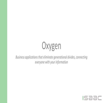 Collaborative CRM Solution for Office 365 - Oxygen from ISAAC | PPSX