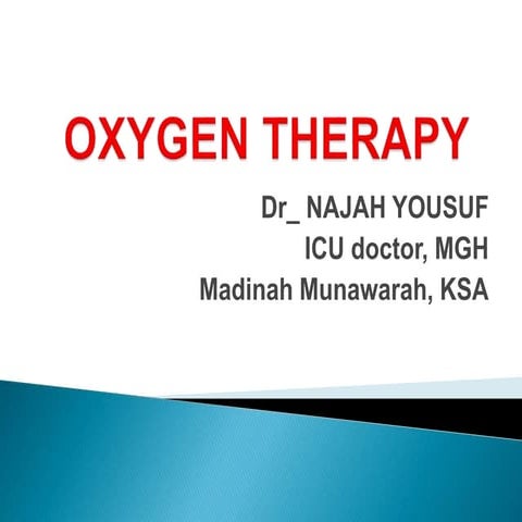 Methods of oxygen administration | PPT