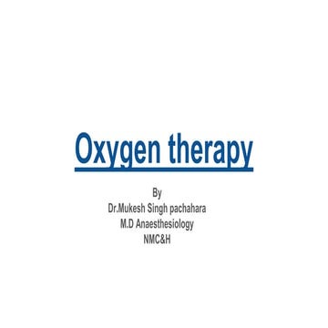 oxygen therapy devices and flow rates.pptx