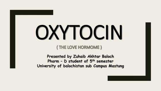 Oxytocin | PPT
