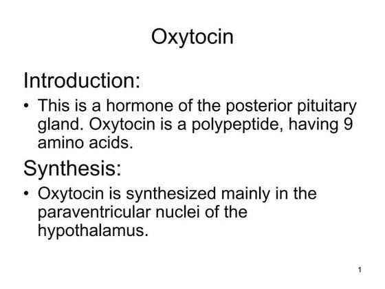 5.oxytocics | PPT