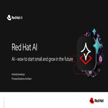 [DSC Europe 25] Andrzej Kowalczyk - AI - how to start small and grow in ...