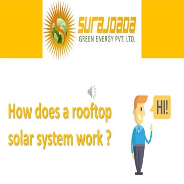 How solar rooftop system works | PPTX