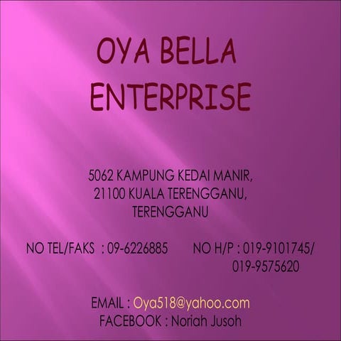 Oya bella | PPT