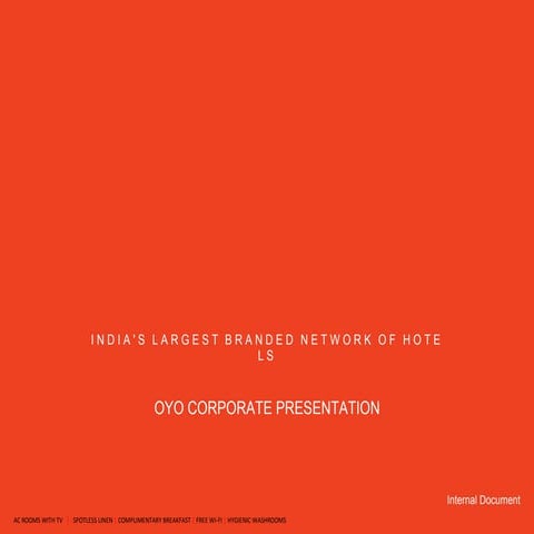 oyo-corporate-presentation-indiax27s-largest-branded-network-of-hote-ls ...