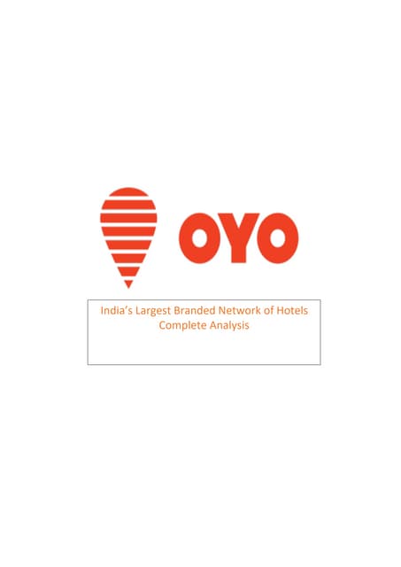 Oyo rooms ppt | PPTX