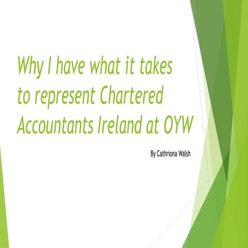 OYW presentation | PPT