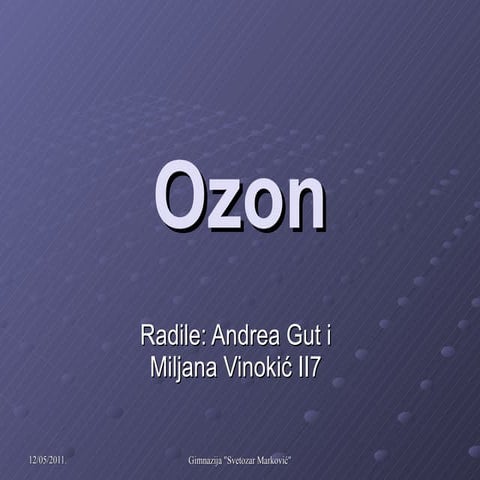 Ozon | PPT