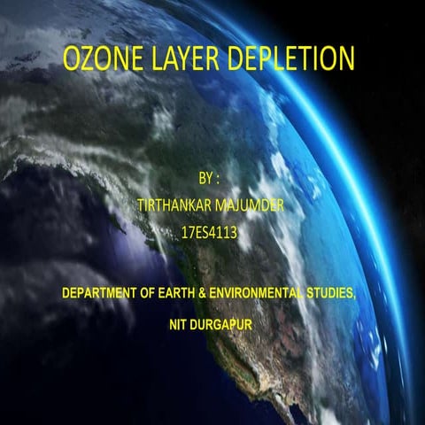 Ozone layer depletion | PPTX