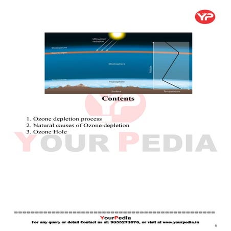 Ozone depleting Substances ppt for study | PDF