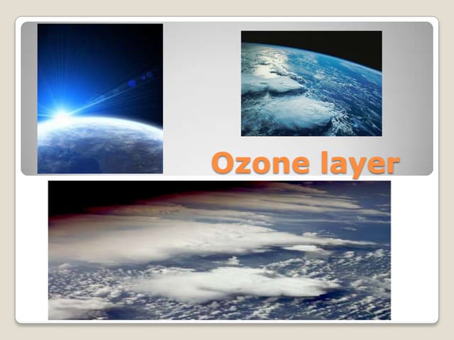 Ozone layer depletion ppt | PPTX