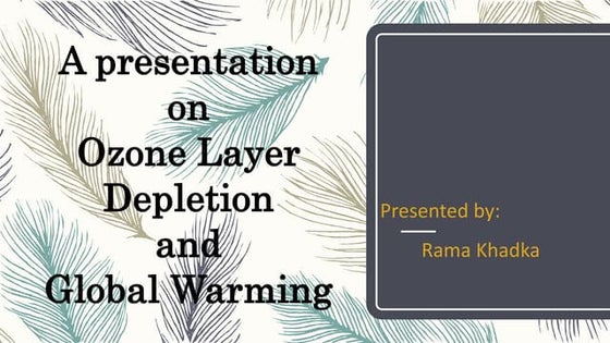 Ozone depletion | PPT