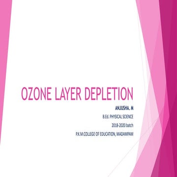 Ozone layer depletion | PPT