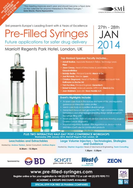 Prefilled syringes | PDF