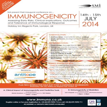 CHI's Immunogenicity & Bioassay Summit 2018 | PDF