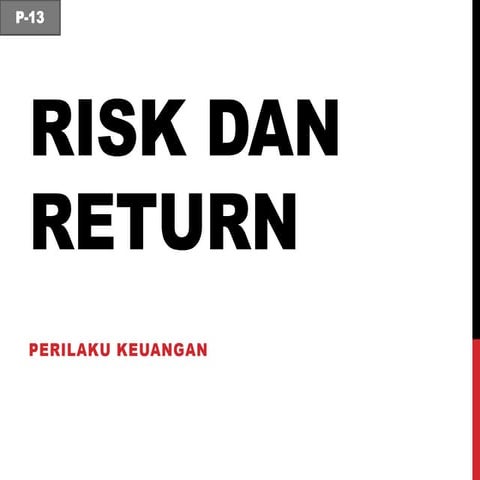 P-13 Risk dan return.pptx