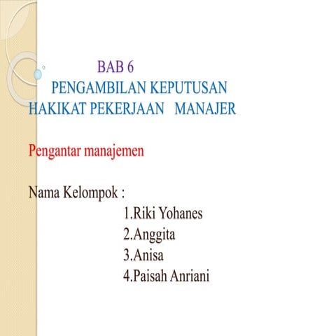 P.manajemen bab6 klmpk1_smt1_akt1 | PPTX