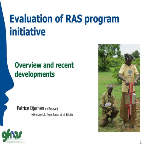 Overview of GFRAS Extension Evaluation Initiative | PPTX
