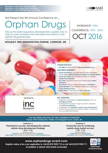 SMi Group's Orphan Drugs and Rare Diseases 2019 | PDF