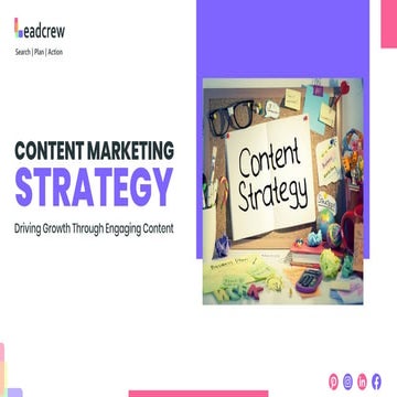 What is Content Marketing Strategy - Leadcrew | PPT