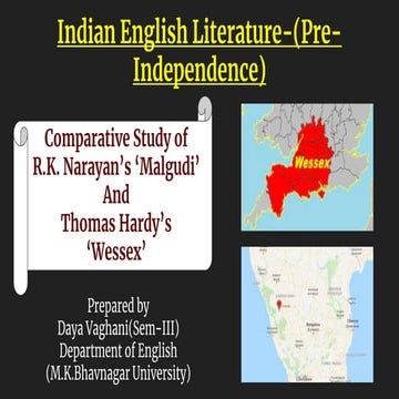 Comparative Study of R.K. Narayan's 'Malgudi' and Thomas Hardy's ...