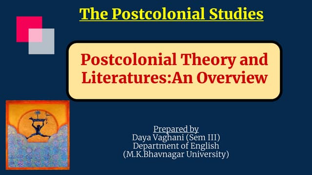Postcolonialism | PPTX