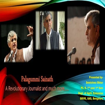 P. sainath by deinichwa dkhar | PPSX