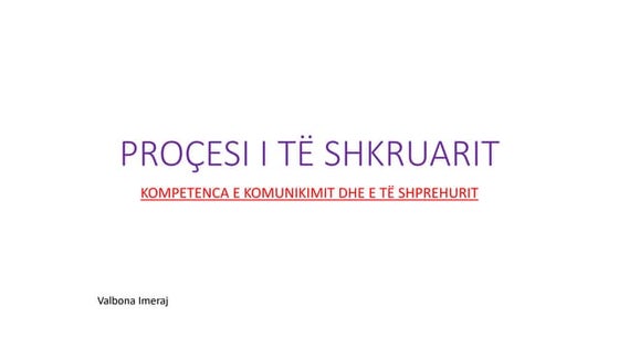 Kurrikula me baze kompetencat | PPTX