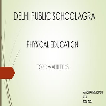 Physical Education Project on Kho-Kho (Class-12) | PDF