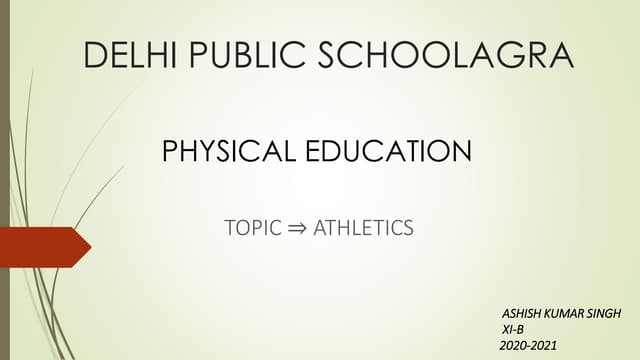 physical education class 12 chapter 1 | PPTX