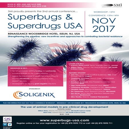 SMi Group's Superbugs and Superdrugs 2020 conference | PDF