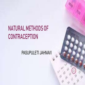 Natural Methods Of Contraception Pptx