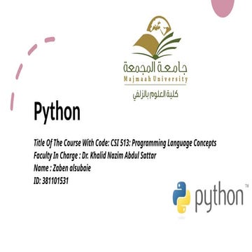 Programming Languages Concepts Using Examples Ppt 