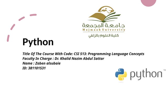 Programming Languages Concepts Using Examples Ppt
