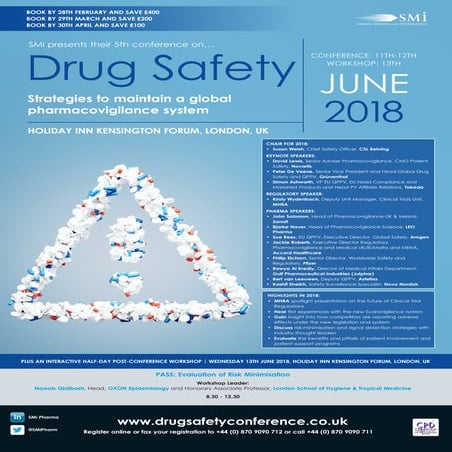 SMi Group's 5th annual Drug Safety 2018 conference | PDF ...