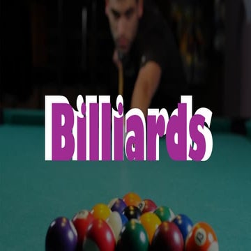 P.E BILLIARDS.pptx FFFFFFFFFFFFFFFFFFFFF | PPTX
