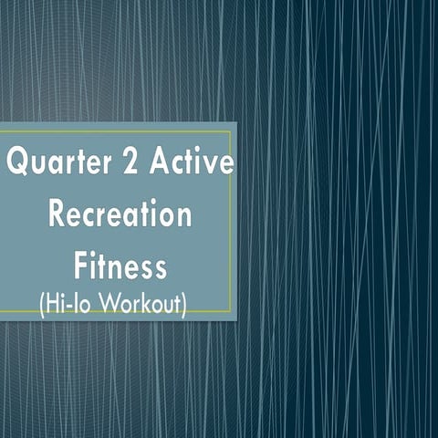 COT 1- HOPE 4 (Introduction to Recreation).pptx