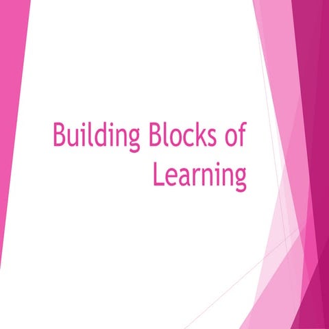 P.EandHealth7.powerpoint presentation building blocks of learning | PPT